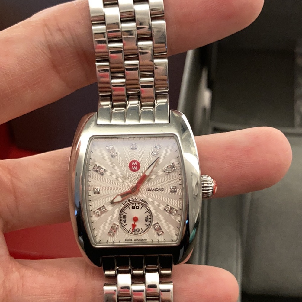 Michele Mini Urban Diamond Watch - Gem